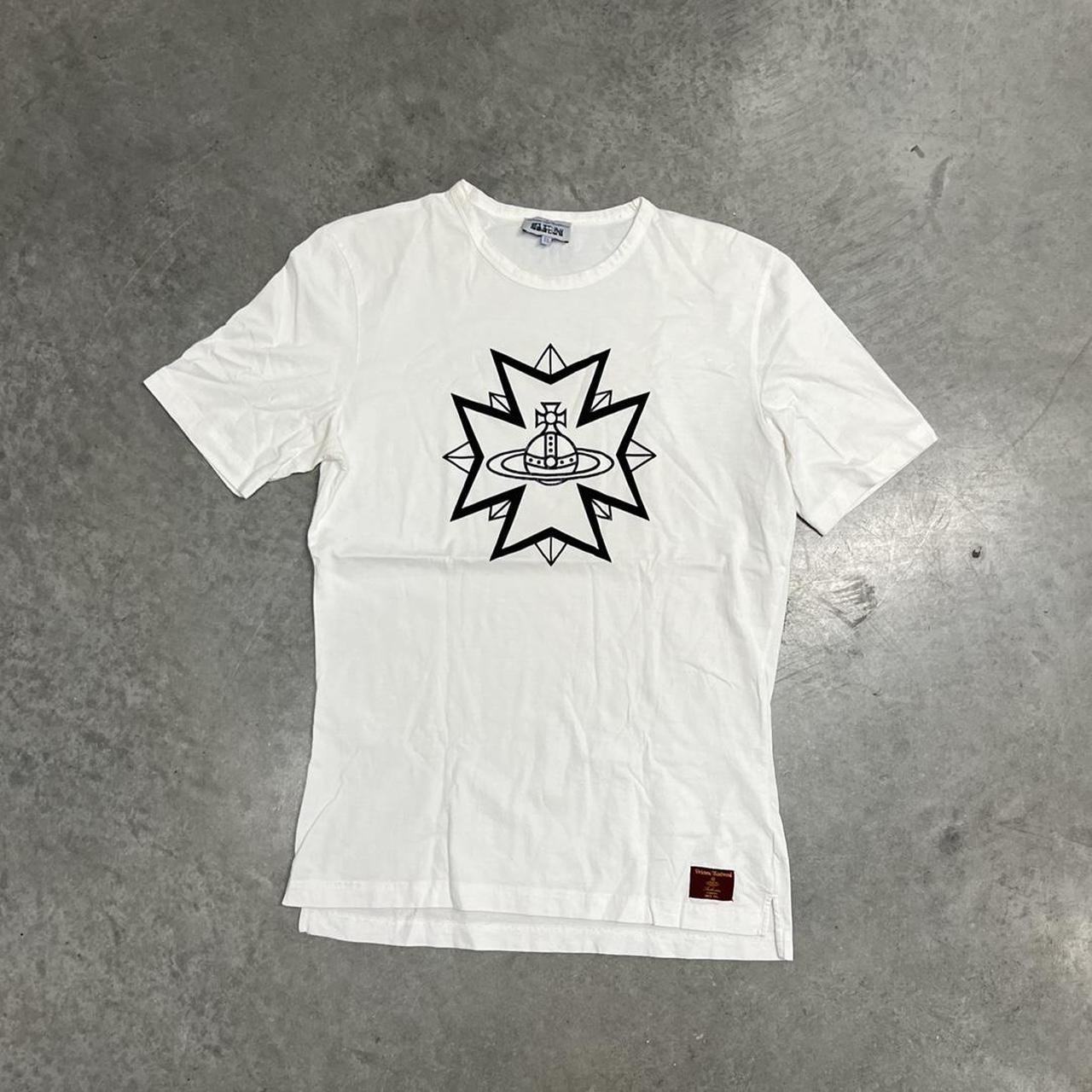 Vivienne Westwood Tee Good condition minor stains... - Depop