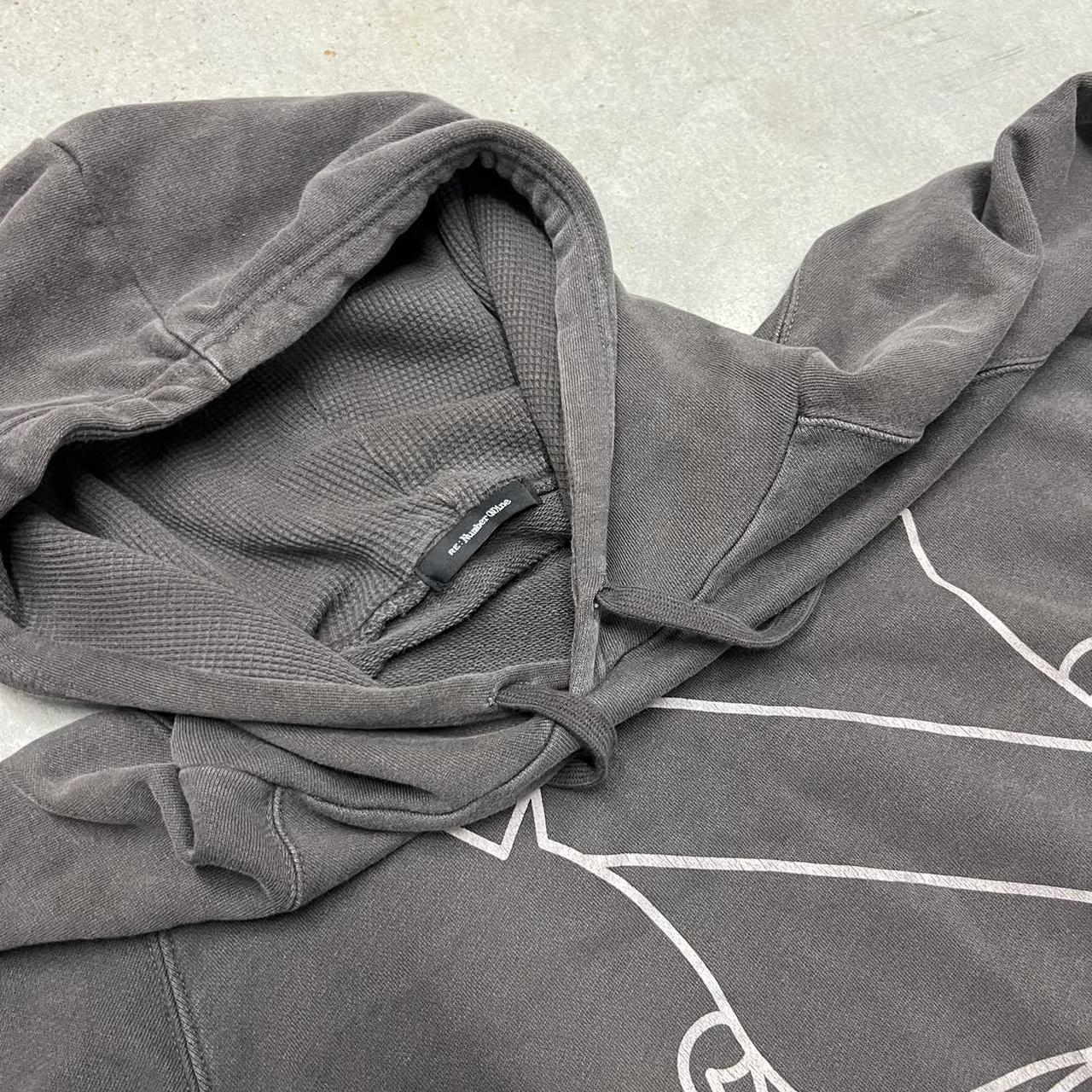 Number Nine Shield hoodie Amazing wash Printing on... - Depop