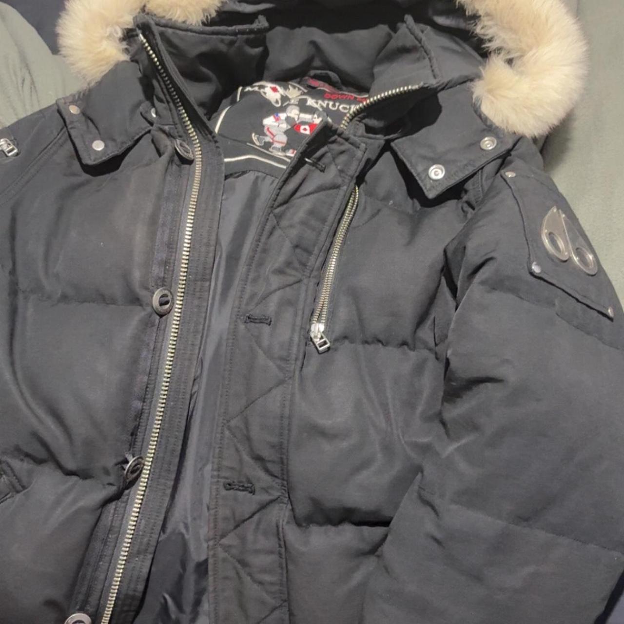 Medium moose knuckles worn Very good coat for... - Depop