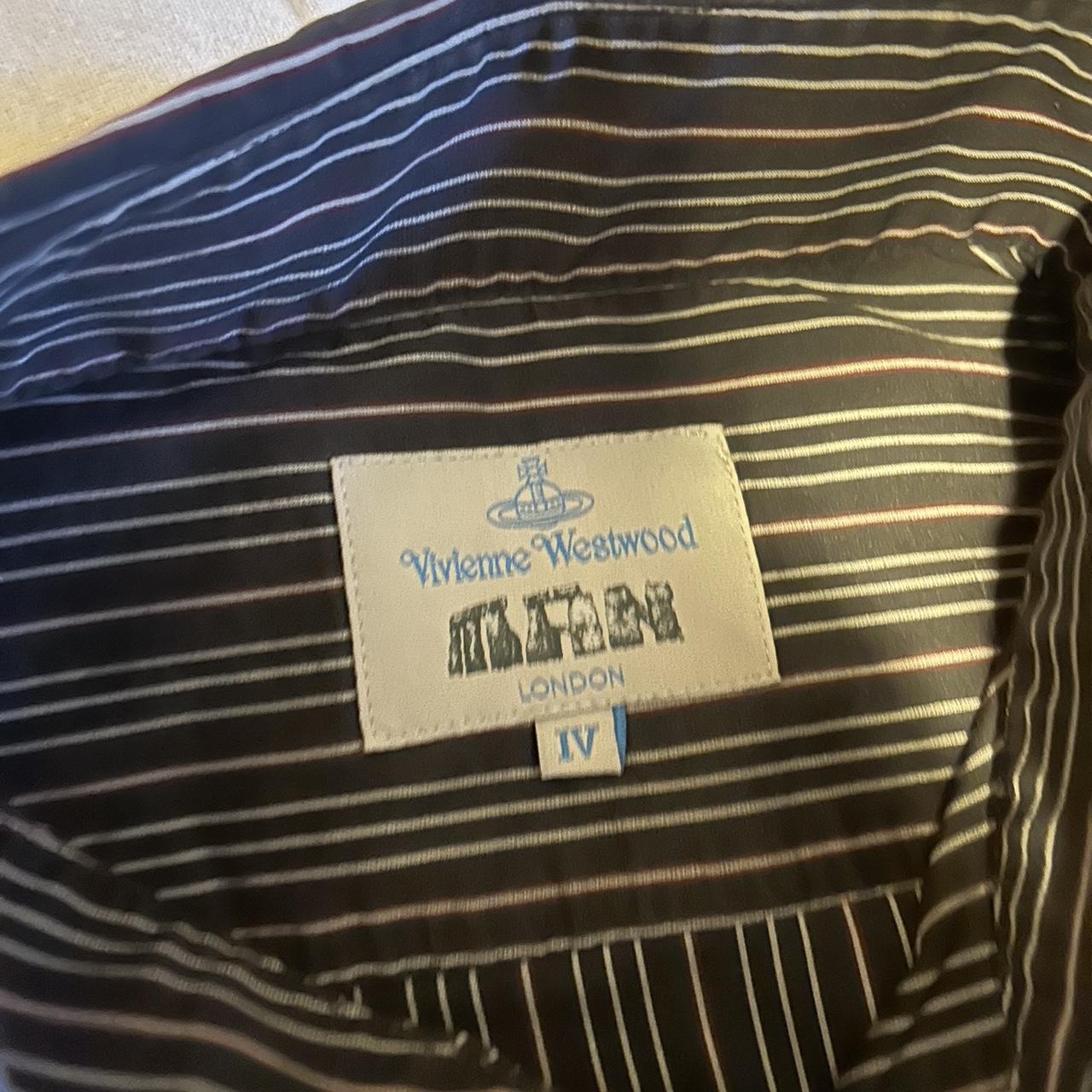 Vivienne Westwood pin striped shirt Medium 9/10... | Depop