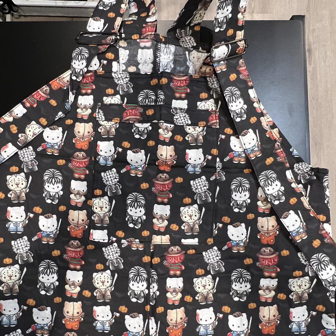 Hello Kitty Horror Kitty Overalls. Has front pocket... - Depop