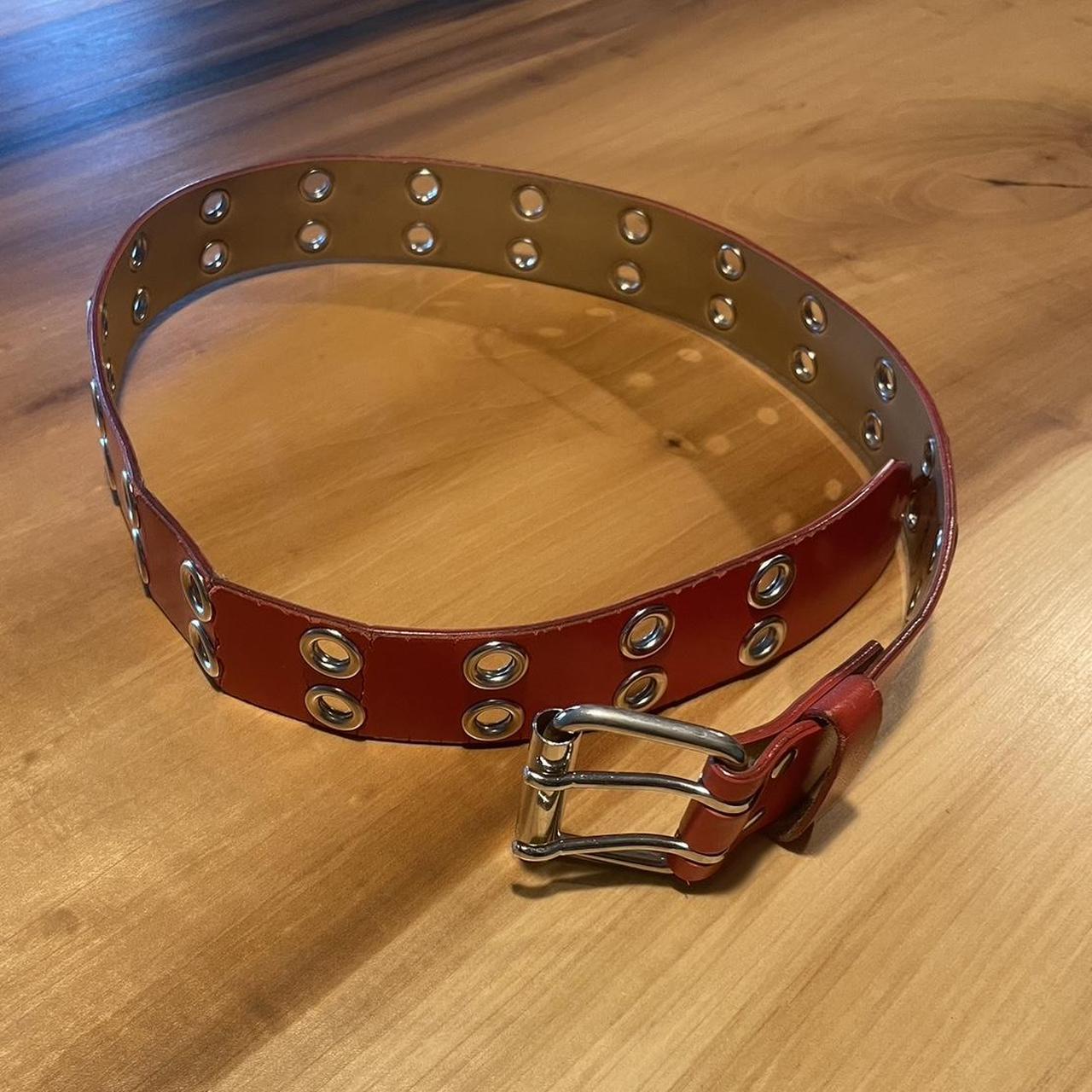 Small red Rave Belt - Depop