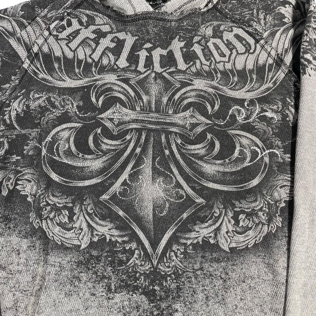 Early 2000s Y2K Grunge Emo Rocker Style Affliction... - Depop