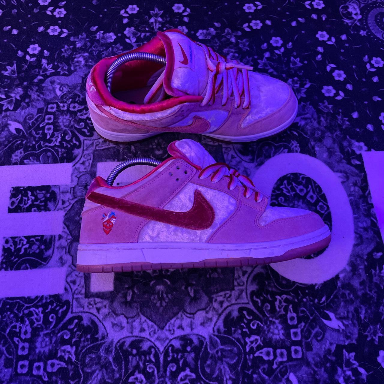 Slightly used strange love dunks Size 7 Dm for any... - Depop