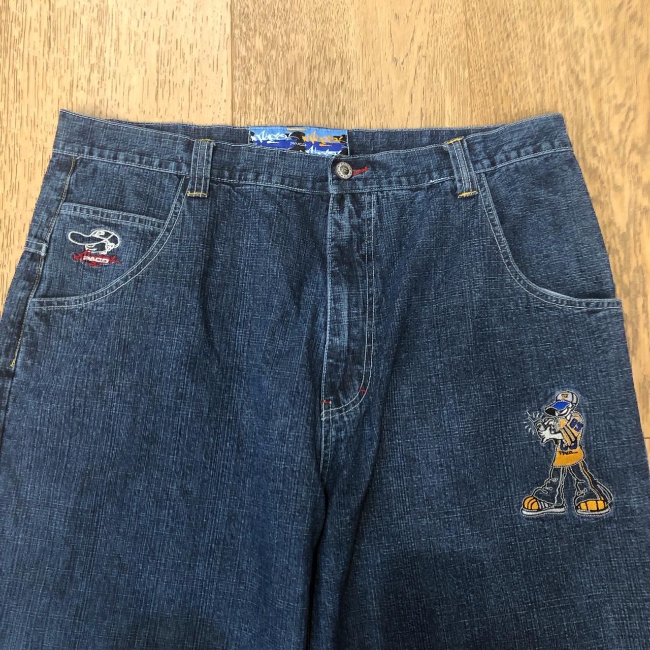 Vintage 90s Paco Jeans 38W 33L Leg opening:... - Depop