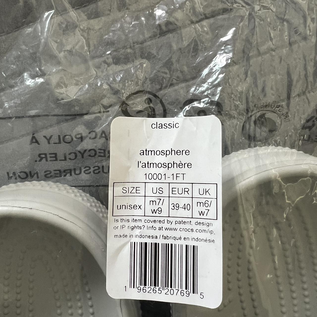 Light Grey Crocs Men’s 7/ Women’s 9 (Color in... - Depop