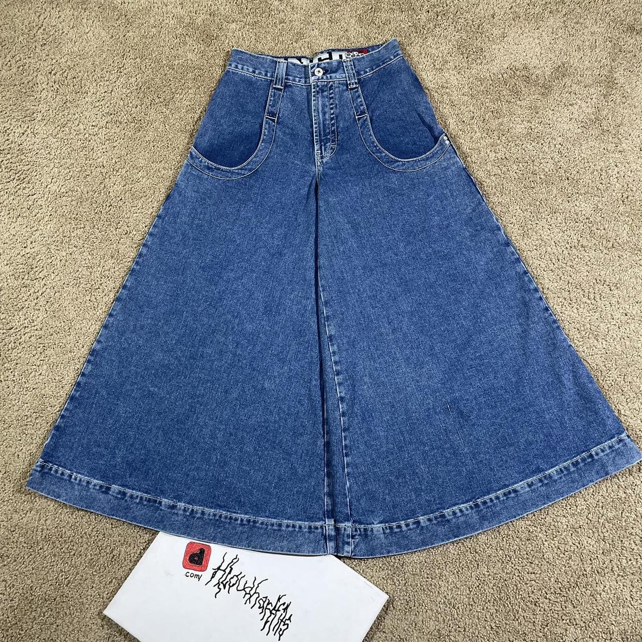 INSANE WIDE LEG jnco thug 50 inch leg opening jeans:... - Depop