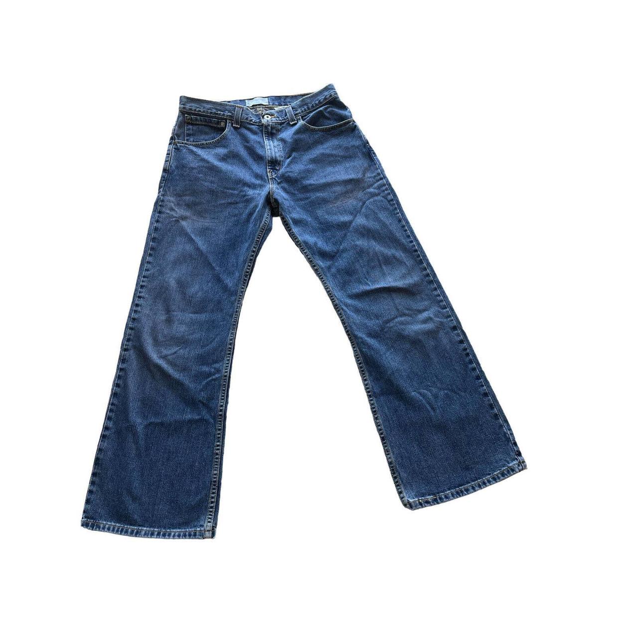 Levi’s Silver Tab Blue Denim Jeans True Boot Size... - Depop