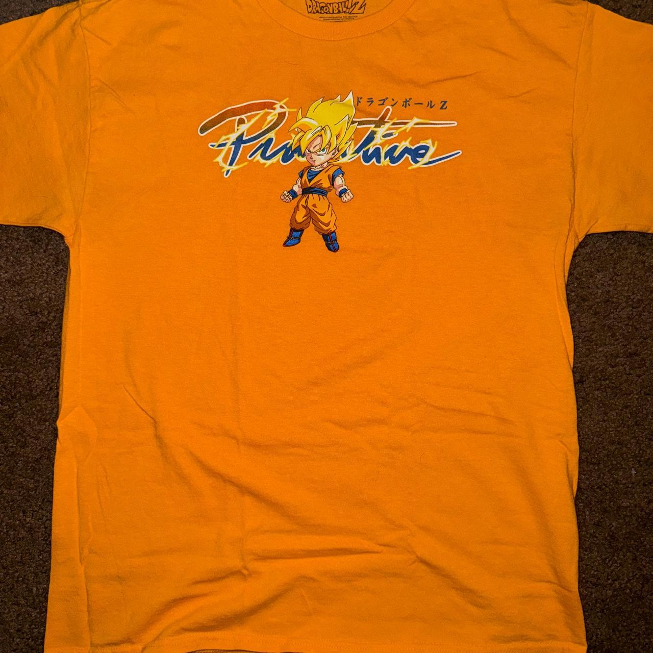 Xtra Large Yellow/Orange Primitive Dragonball Z... - Depop