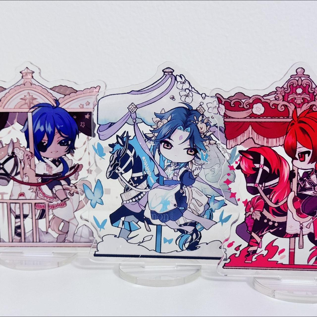 Genshin Impact Chibi Acrylic Stand Figure Bundle Set... - Depop