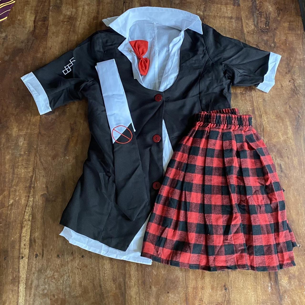 Junko Enoshima cosplay from danganronpa, size XL... - Depop