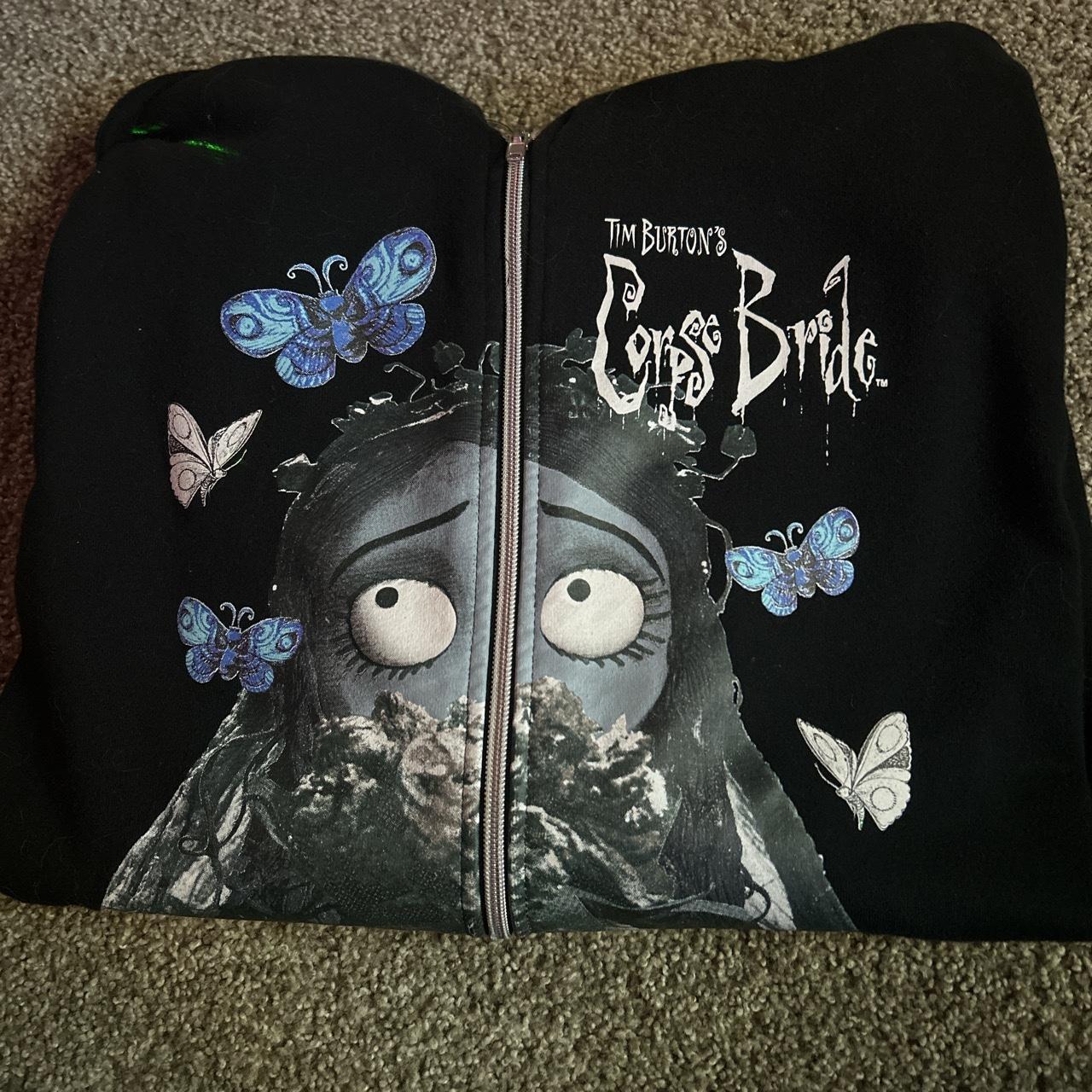 Corpse bride baggy zip up - Depop