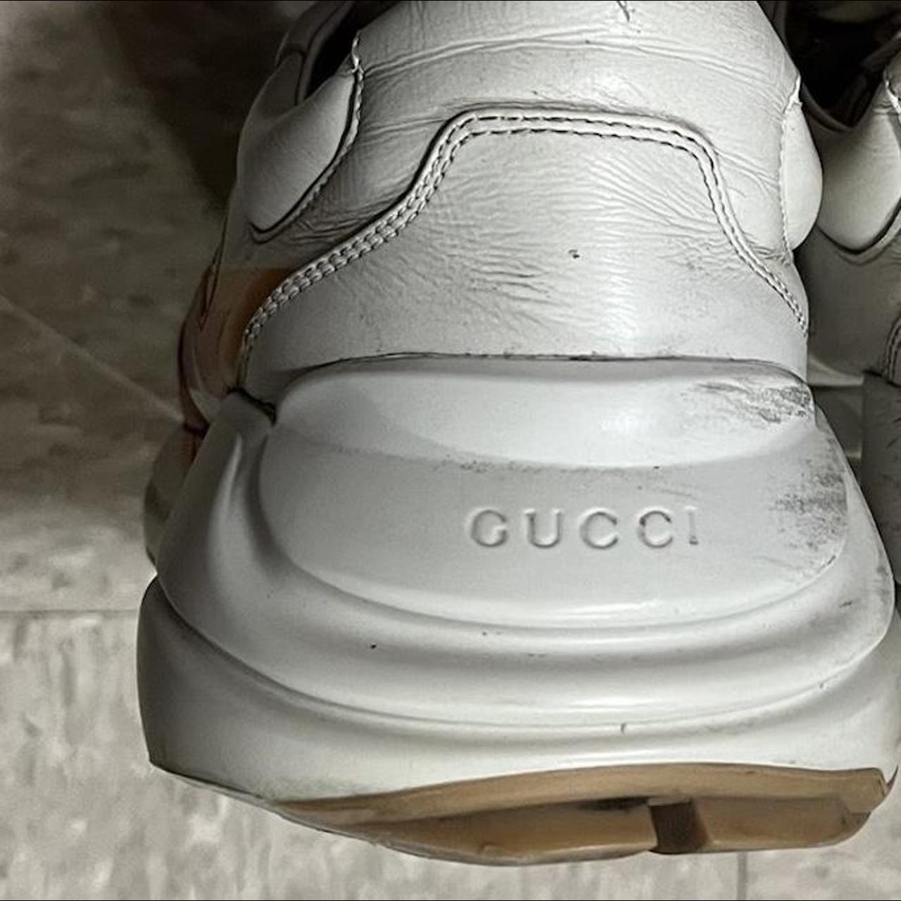 Authentic Gucci Rython sneaker condition 8/10 good... - Depop