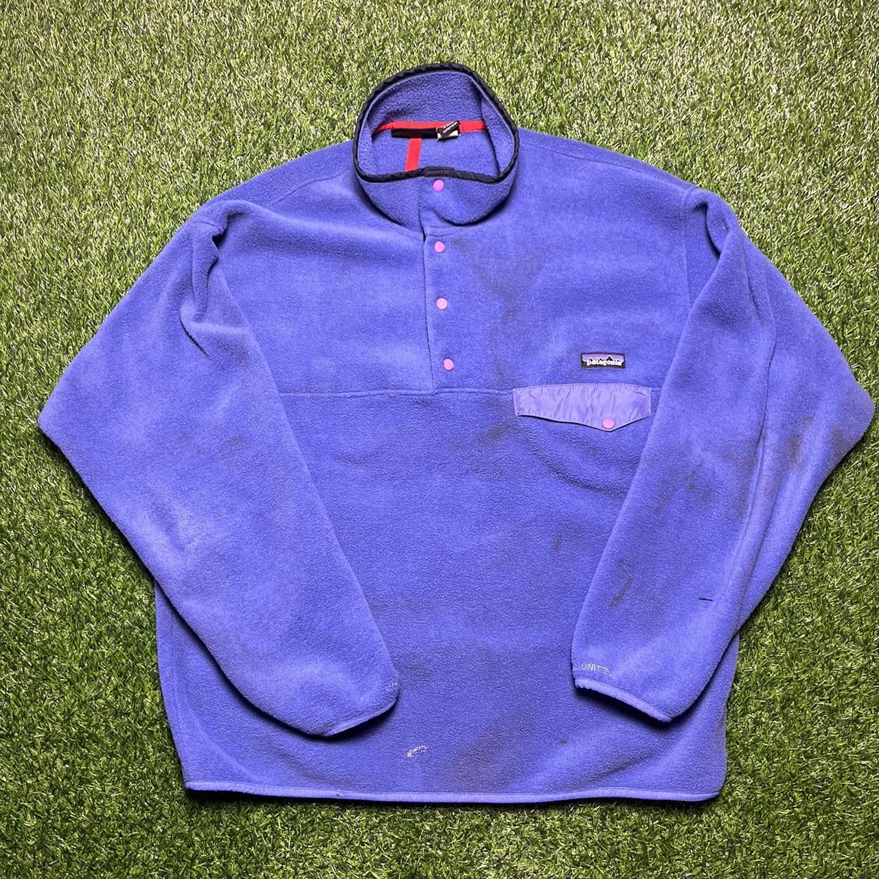 Patagonia Synchilla -Vintage 90s Patagonia... - Depop