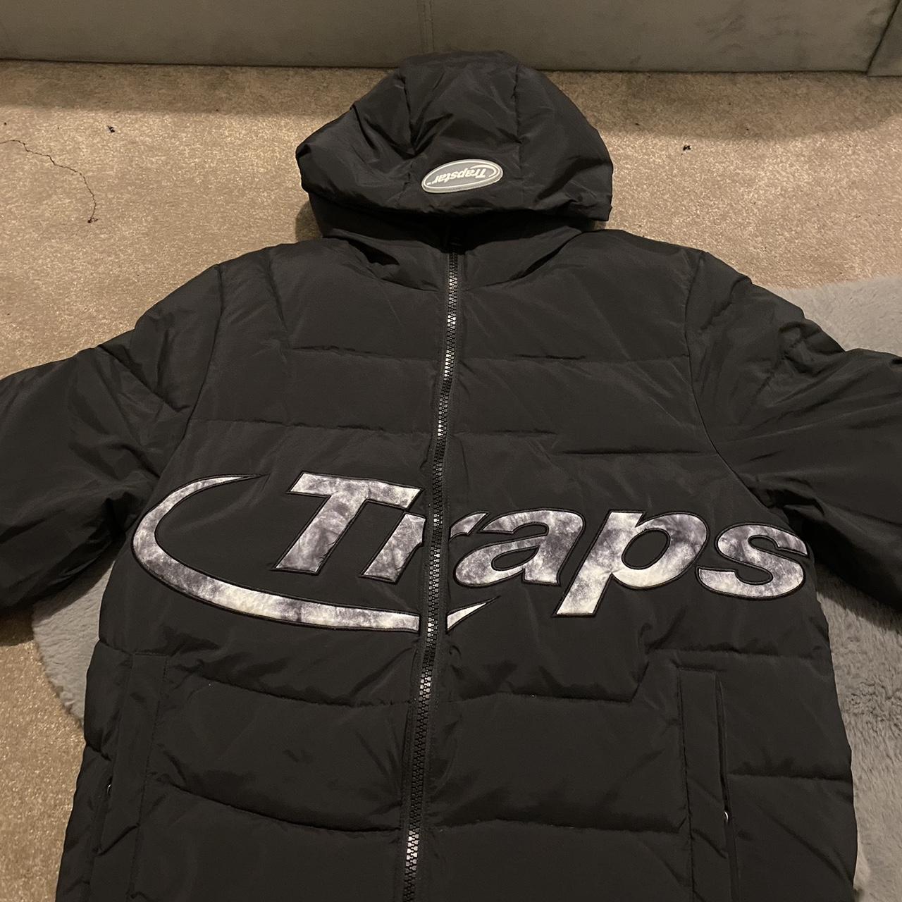 Black Trapstar jacket - Depop