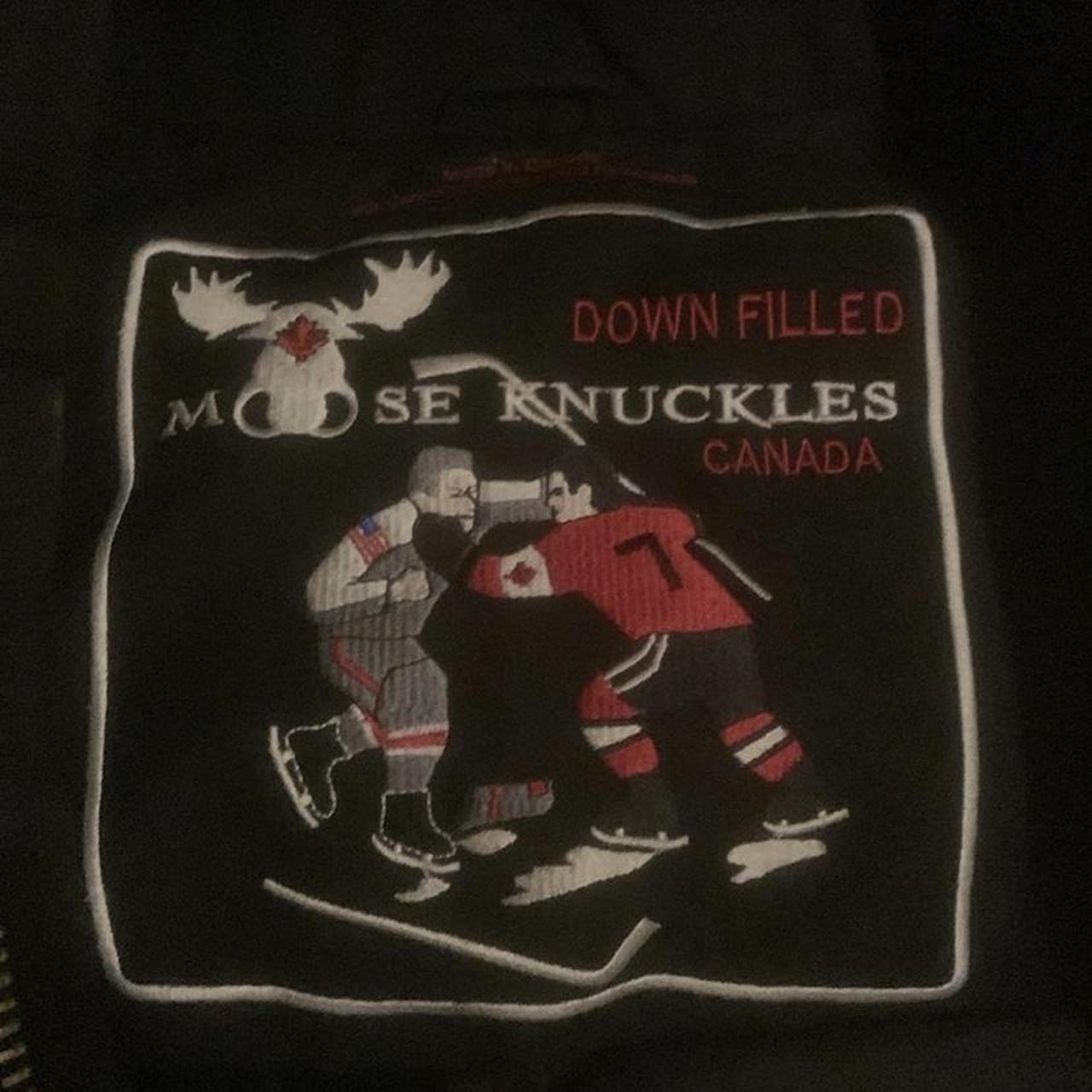 Moose knuckles Original ballistic bomber... - Depop