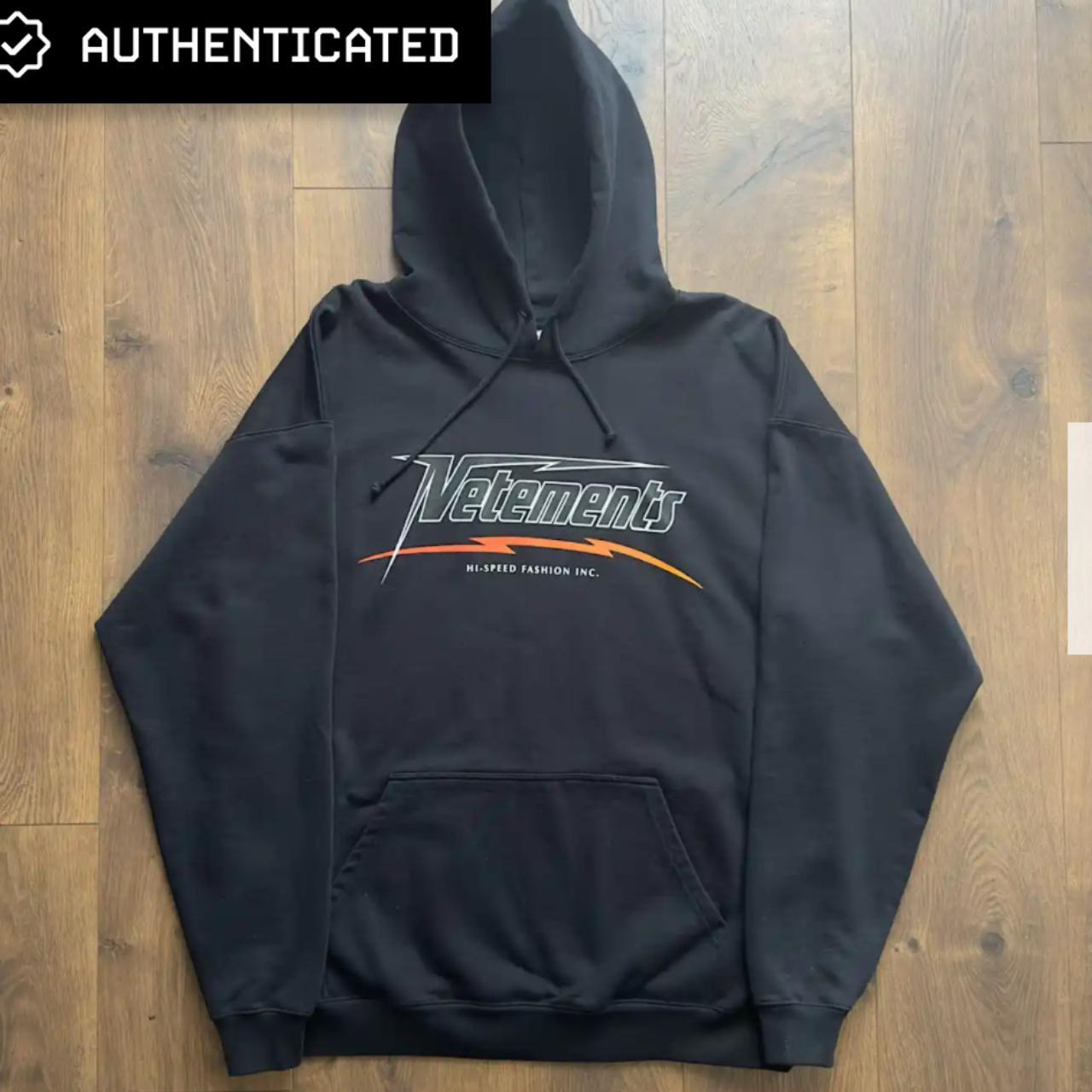 Vetements High speed racing hoodie Sick hoodie... - Depop