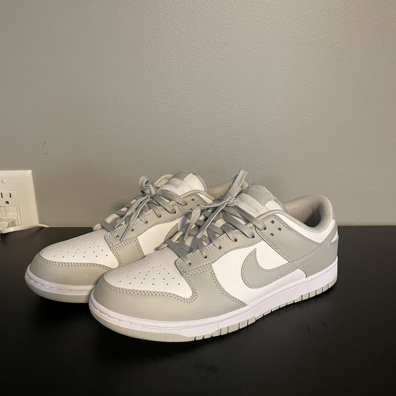 Grey Nike Dunks men’s size 10 - Depop