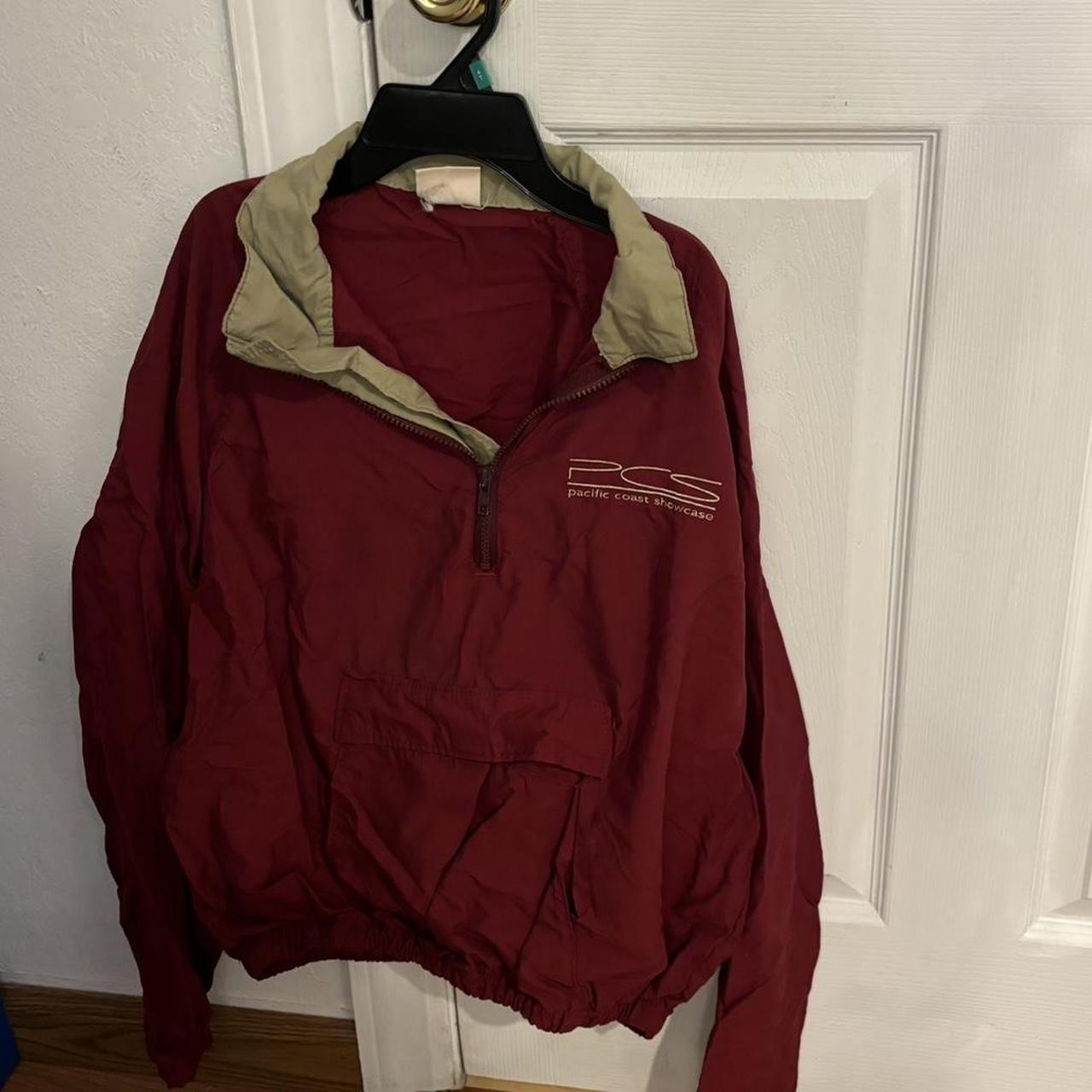 vintage thrifted weather jacket! water resistant! - Depop