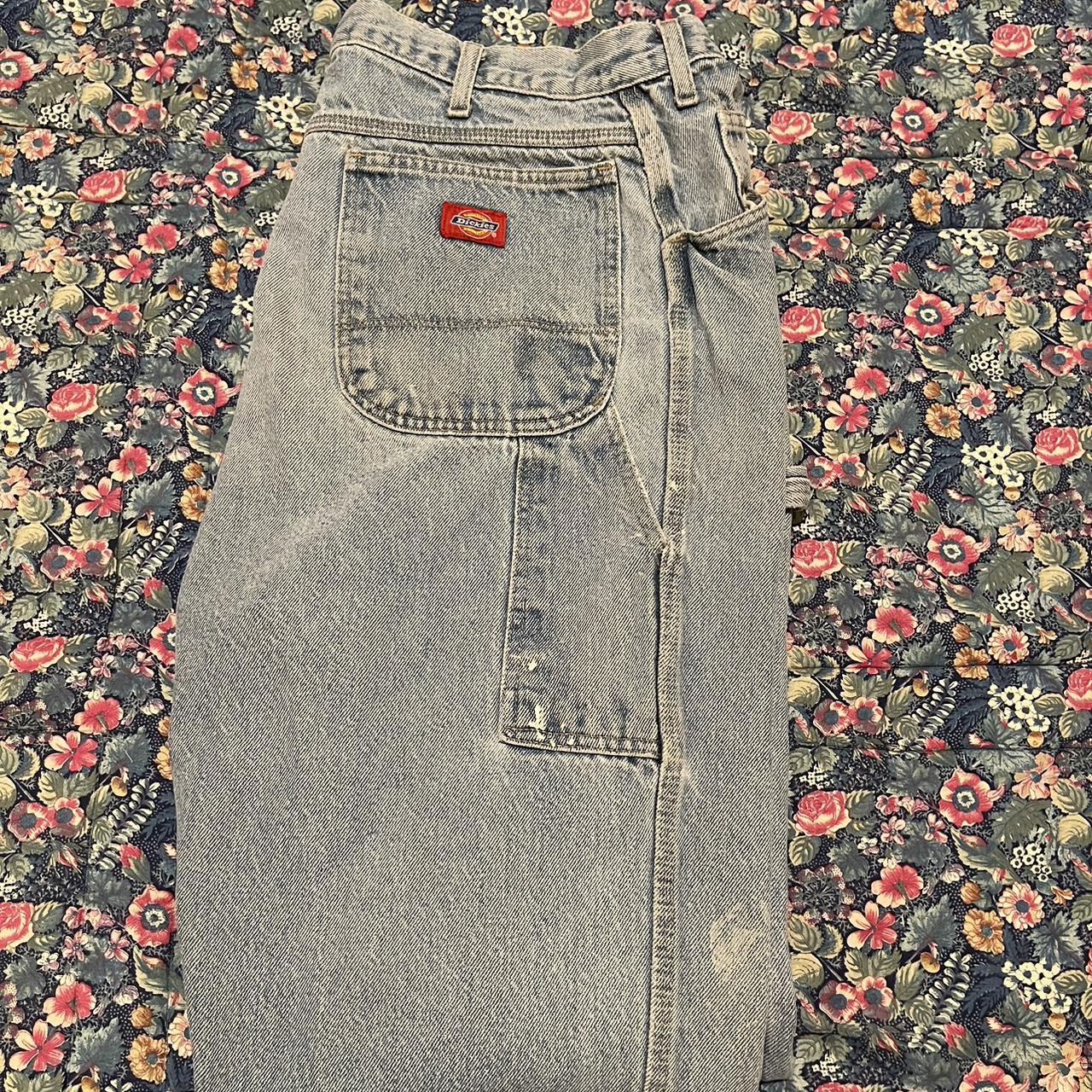 Vintage Dickies carpenter pants red tag -size 38x30... - Depop