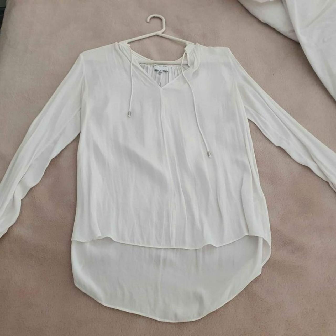 WITCHERY White Blouse Top - Depop