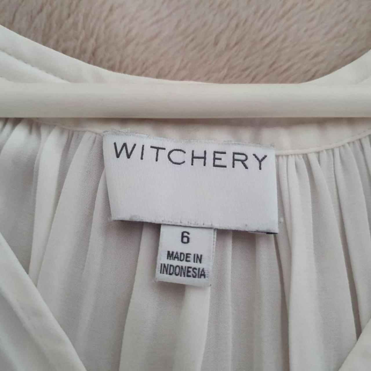 WITCHERY White Blouse Top - Depop