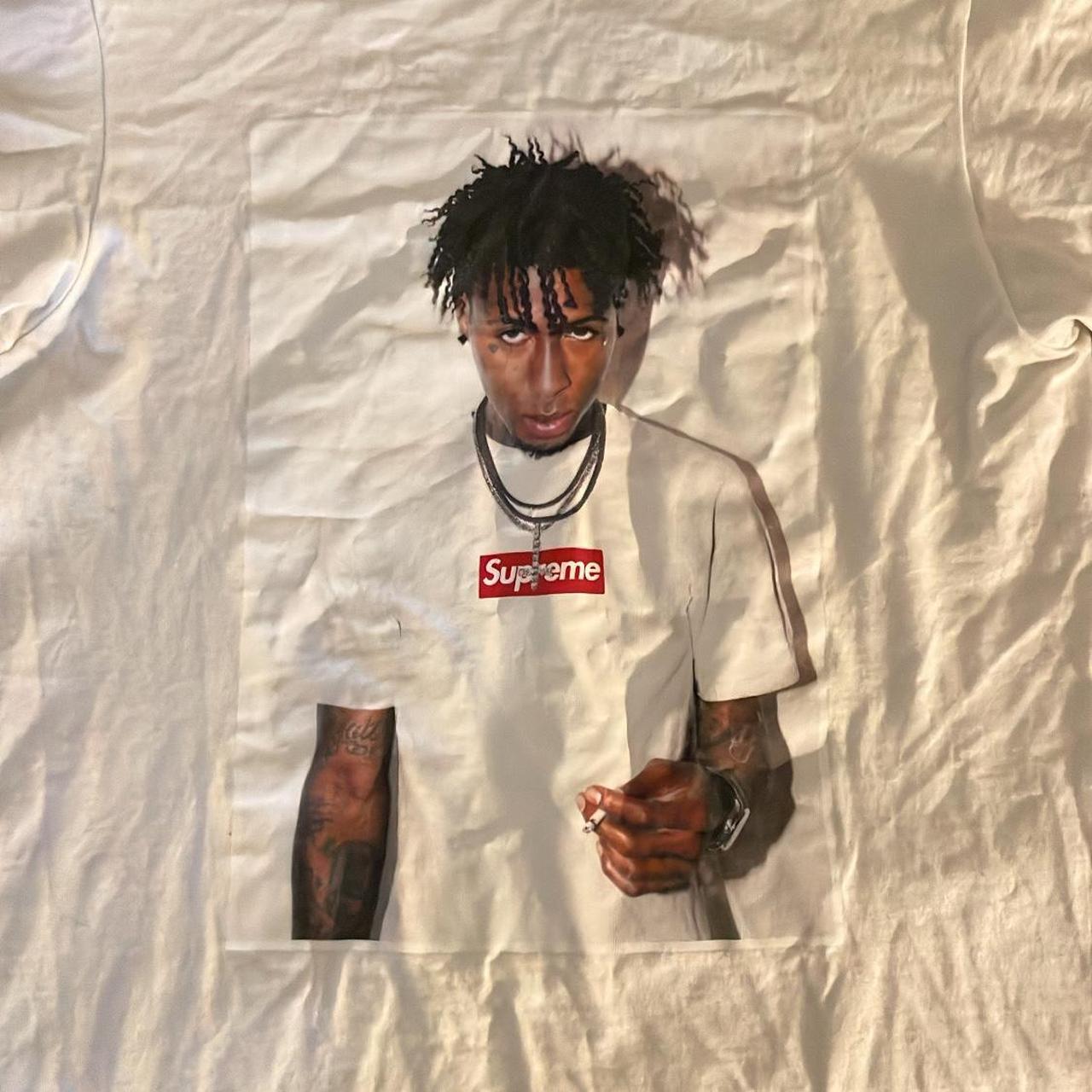 NBA youngboy supreme tee size s #supreme | Depop