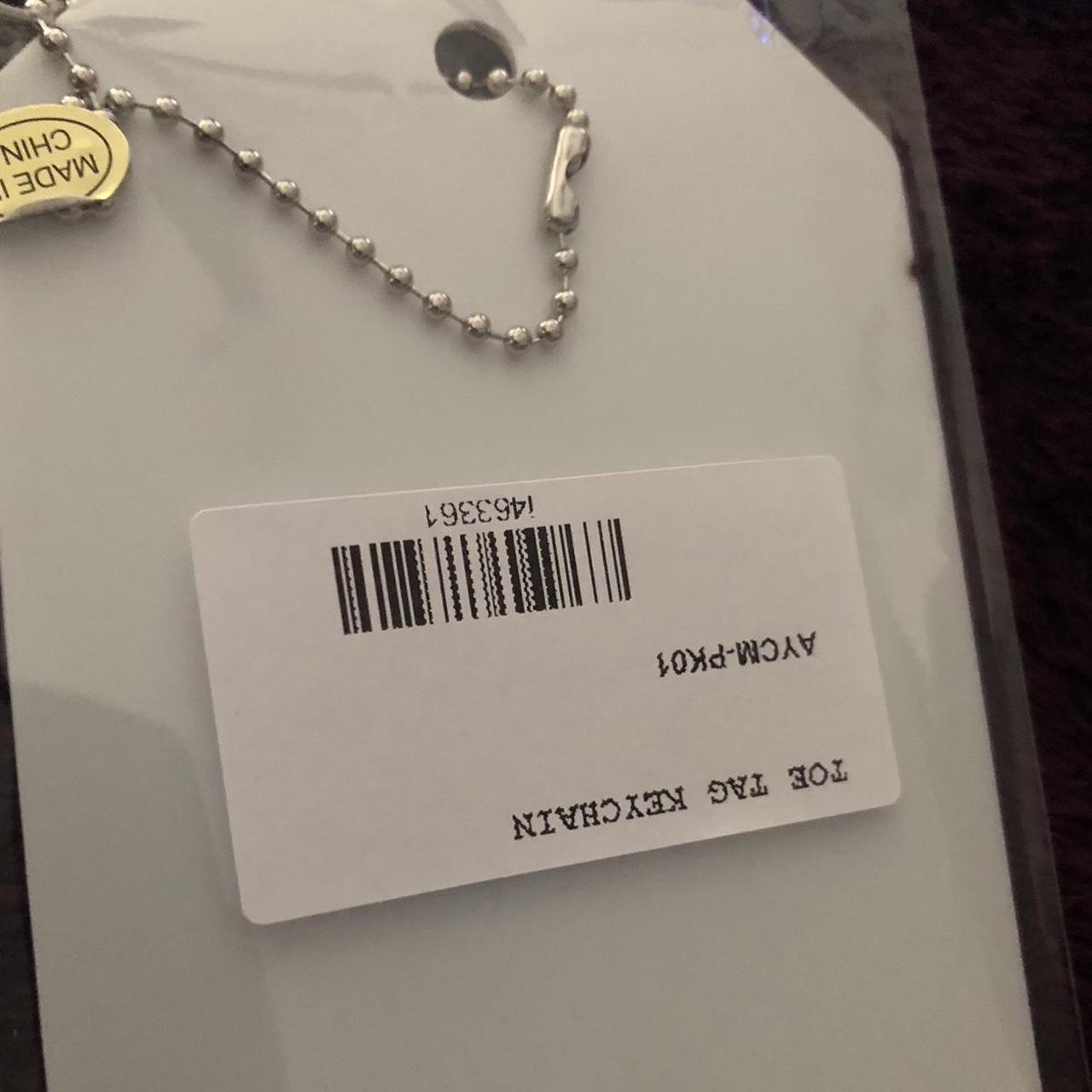 City morgue toe tag keychain brand new Fire design... - Depop