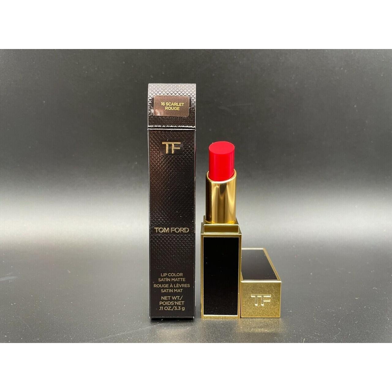 Tom Ford Satin Matte Lip Color #16 Scarlet Rouge... - Depop