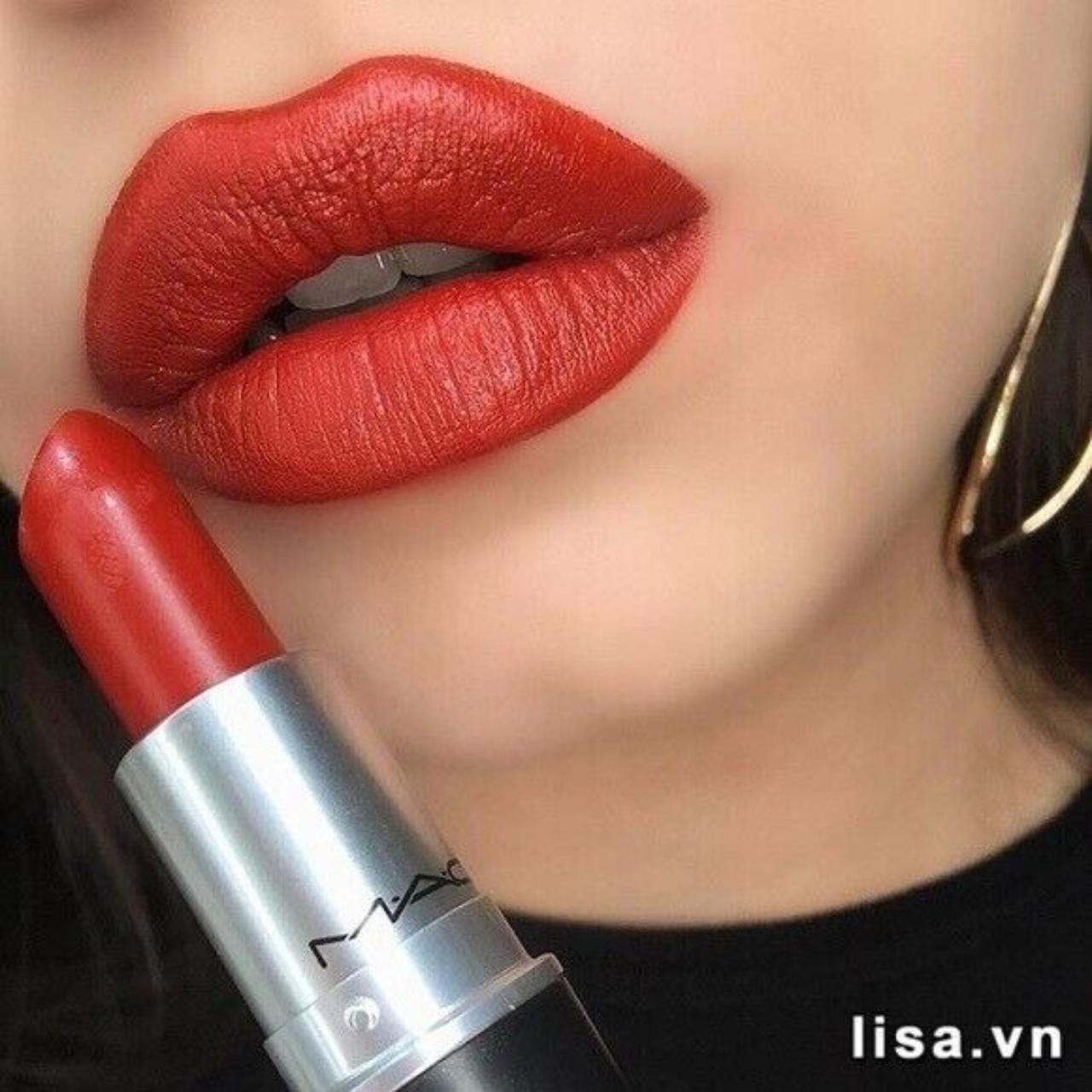 Mac Matte Lipstick 602 Chili Full Size 0.1oz / 3g... - Depop