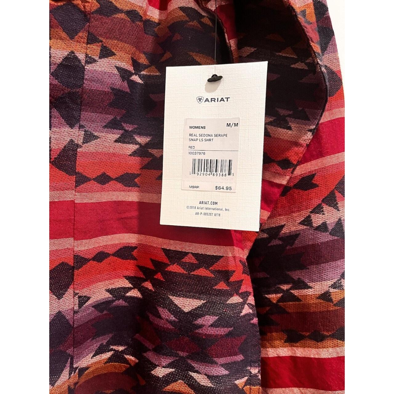 Ariat® Ladies REAL Sedona Serape Shirt Navajo Tribal... - Depop