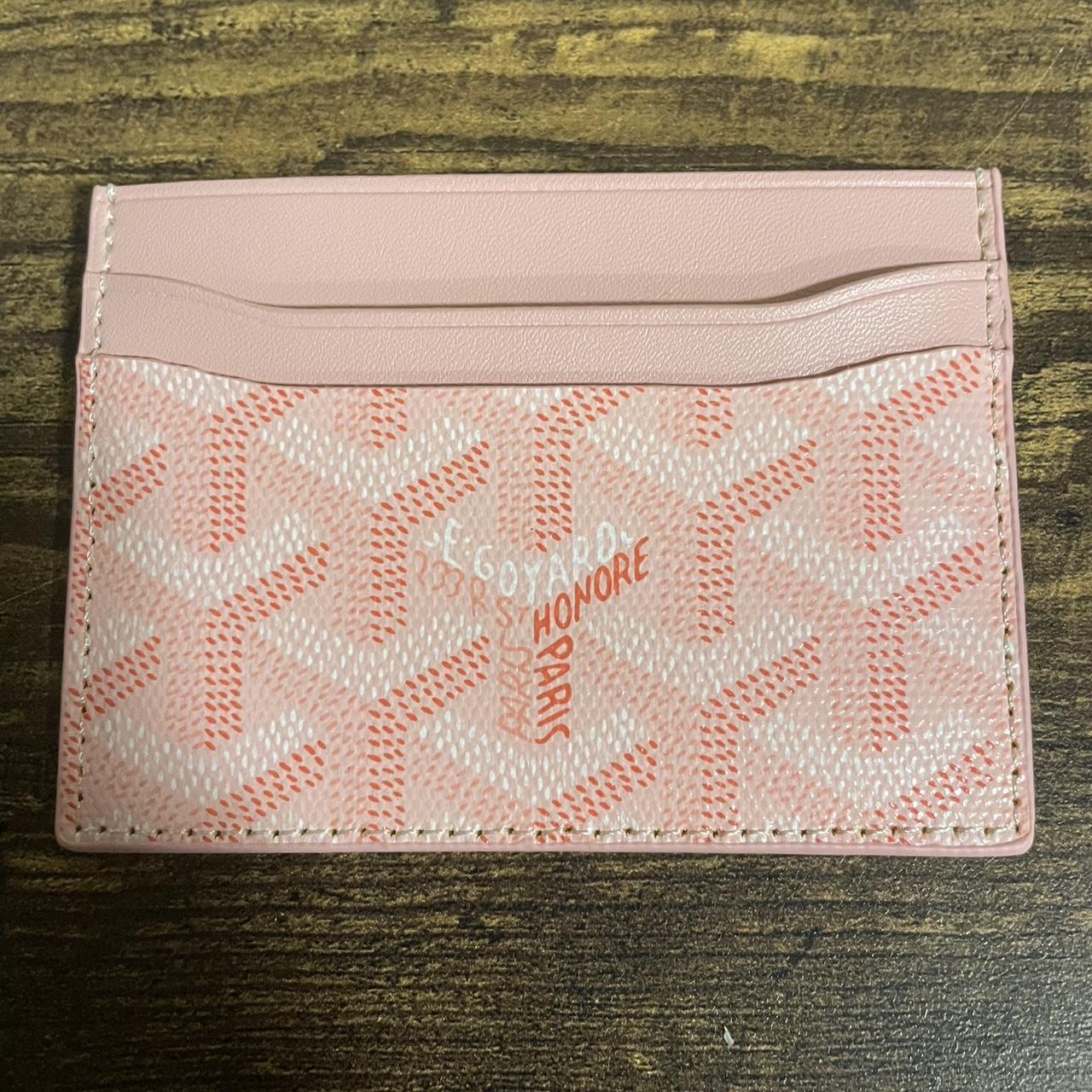 Pink Goyard Card Holder - New - Comes with box and... - Depop