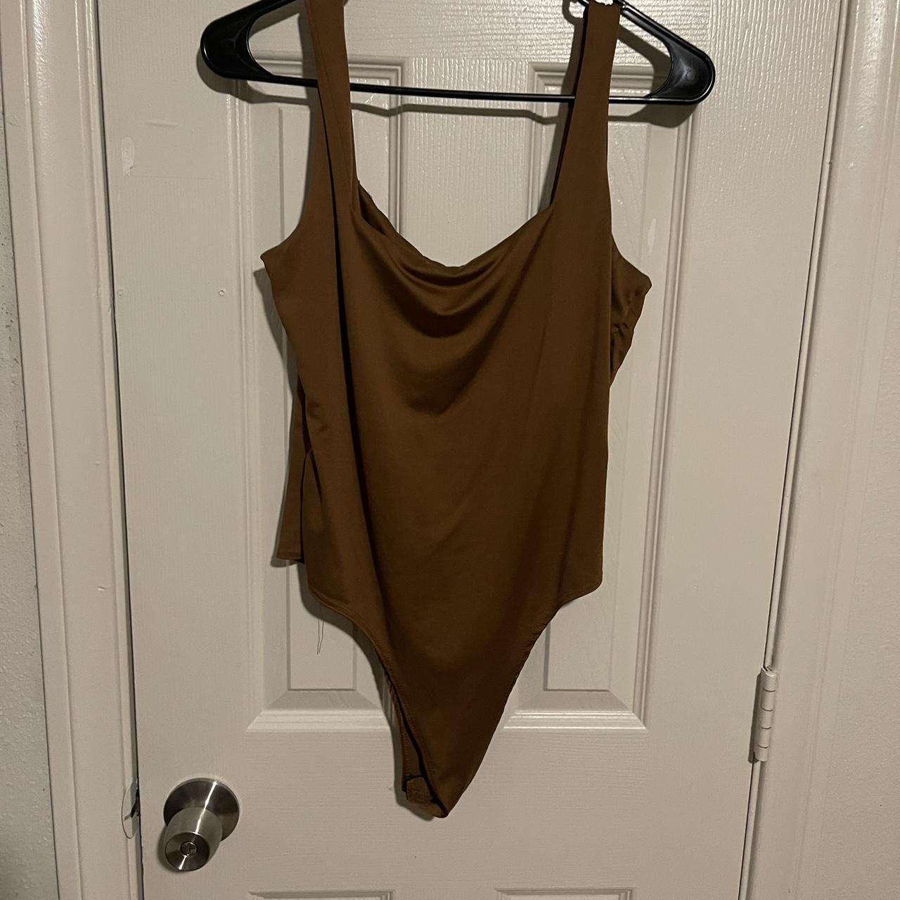 Brown Bodysuit - Depop