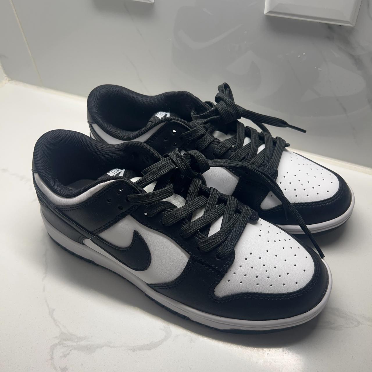 Nike panda dunks Woman's 7.5 worn twice, super... - Depop