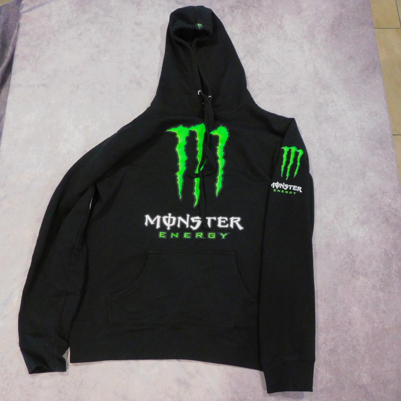 Monster Energy Hoodie Pullover Sweatshirt “Unleash... - Depop
