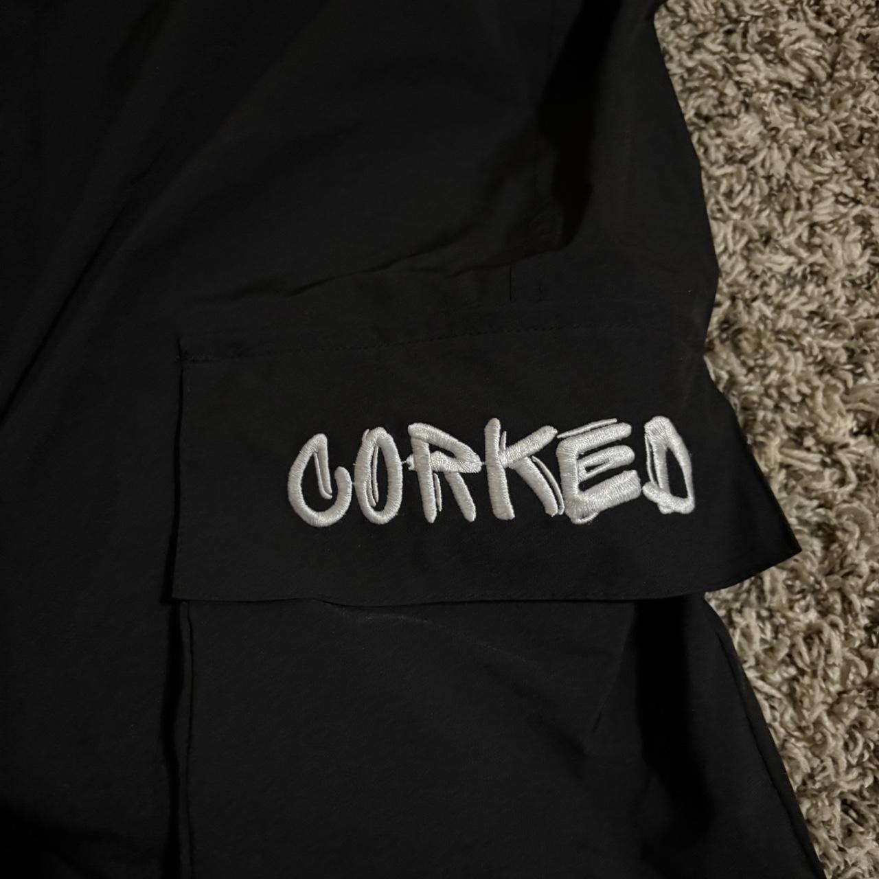 Black baggy cargo snowboard pants Size small Water... | Depop