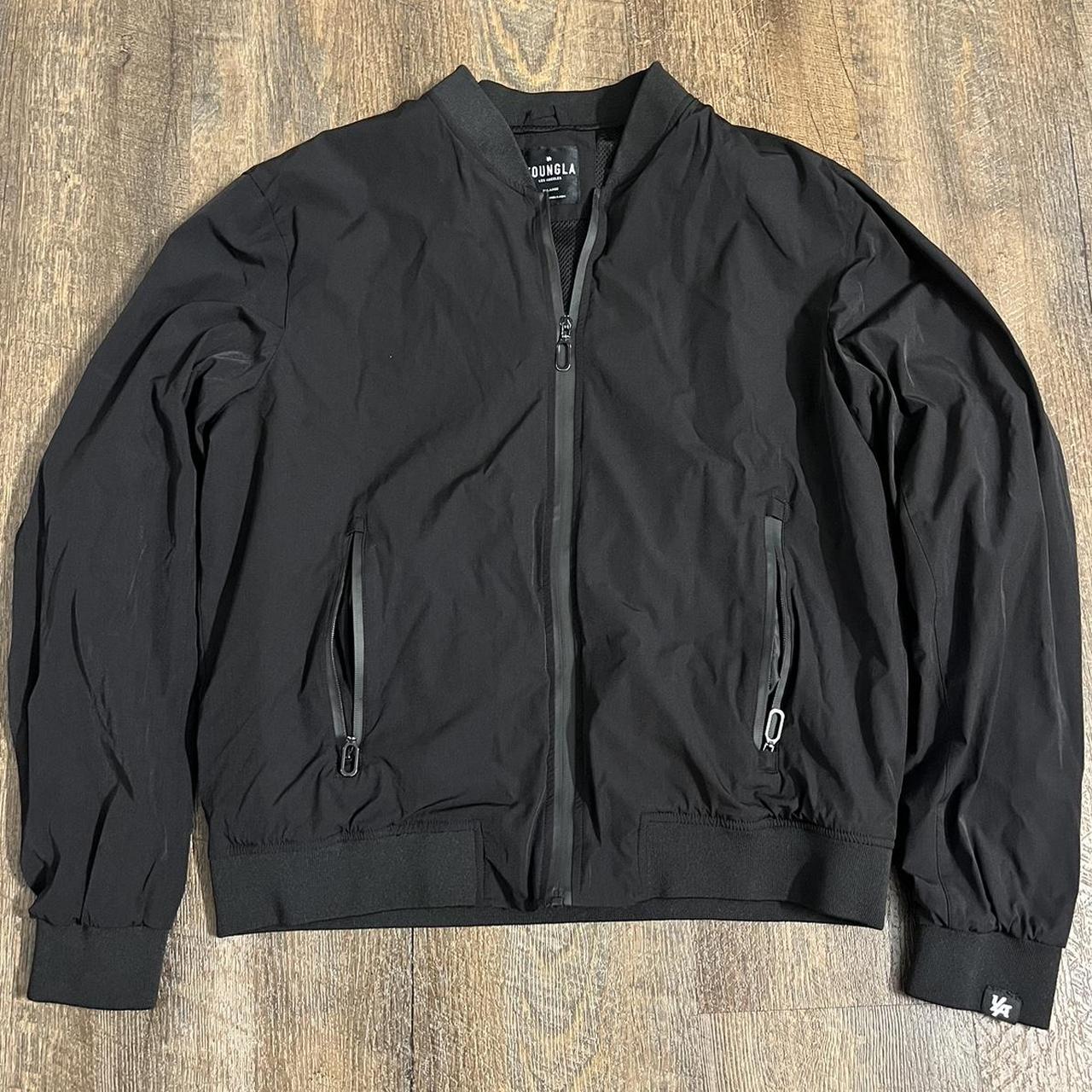 YoungLA men’s bomber jacket Size: xl Length... - Depop