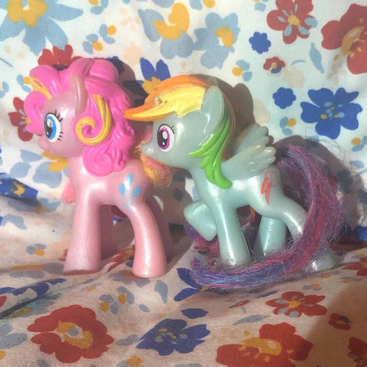 RARE MLP rainbowdash & pinky pie toys - Depop