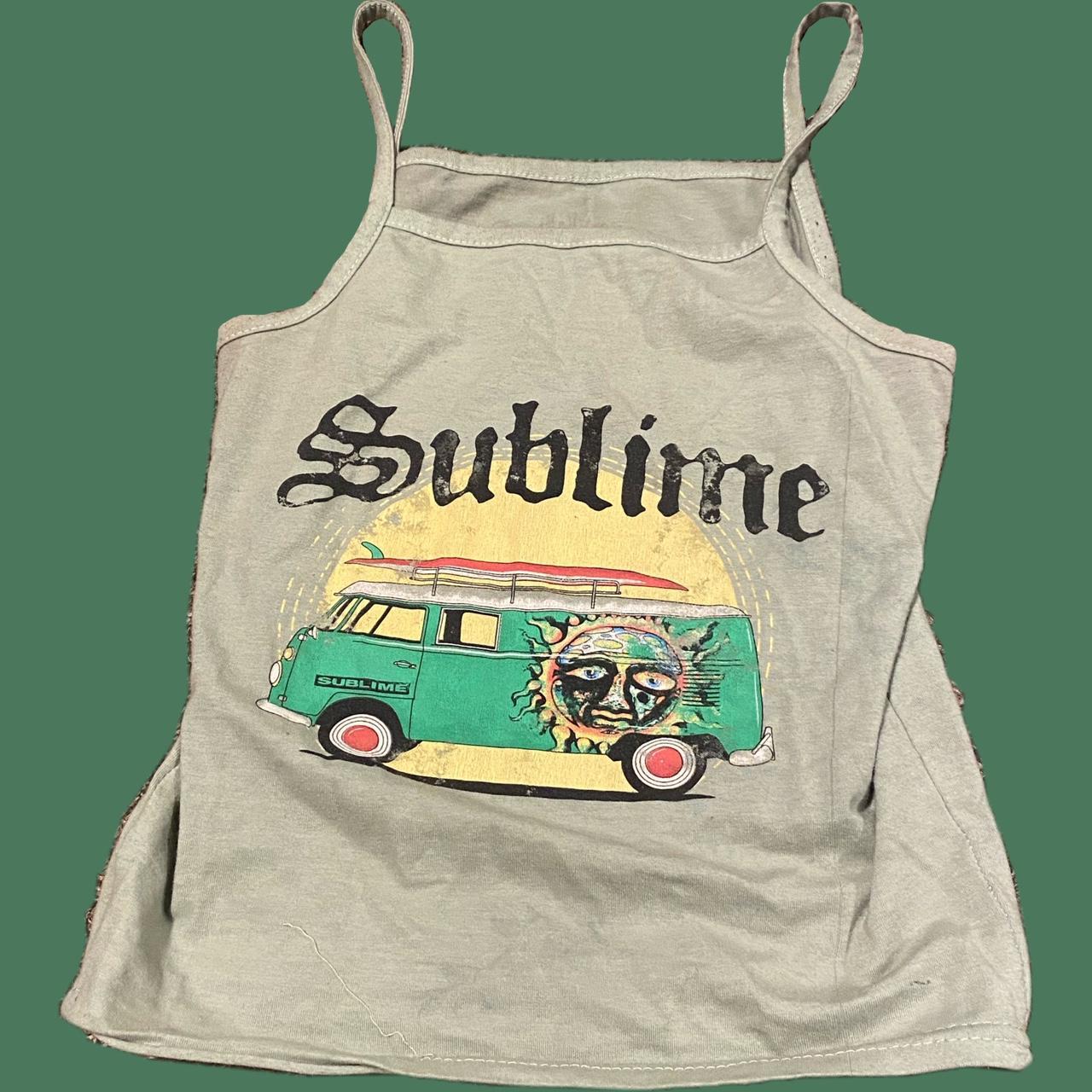 Sublime Tank Top 🌿🌞 • •Size medium but would better... - Depop