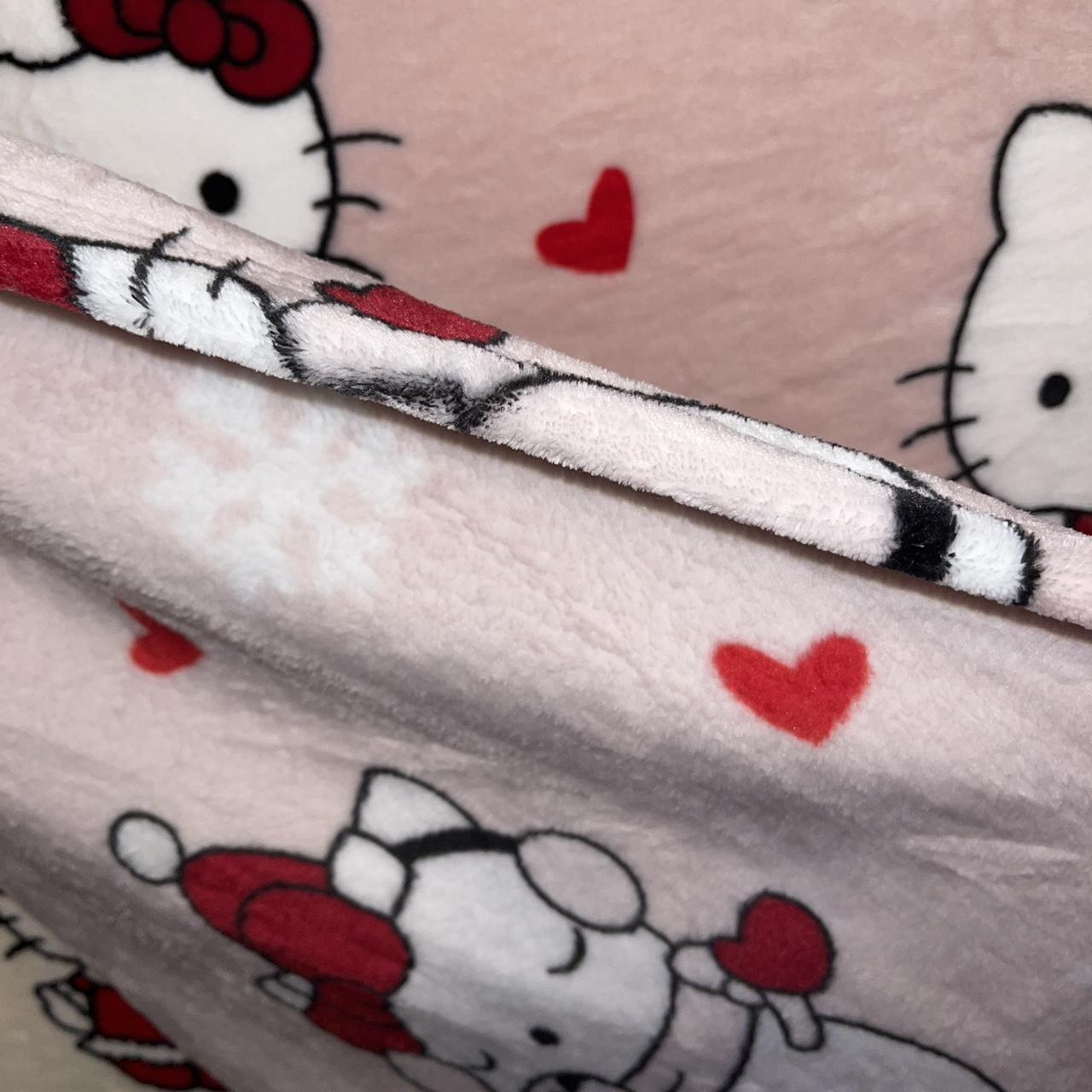 Hello Kitty Christmas Blankets 🎄 6ft x 4ft Both Pink... - Depop