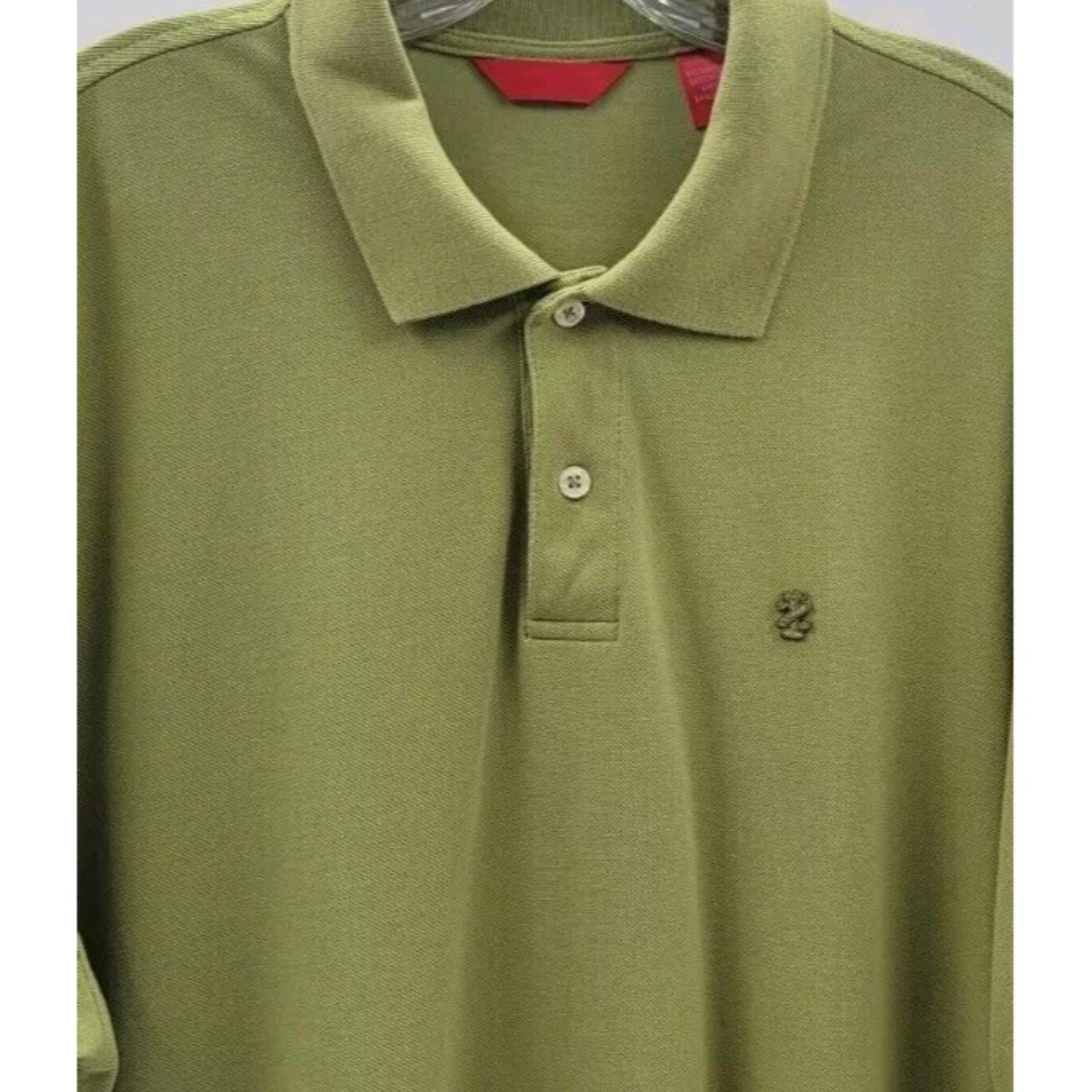 This light green Izod polo shirt for men is a... - Depop
