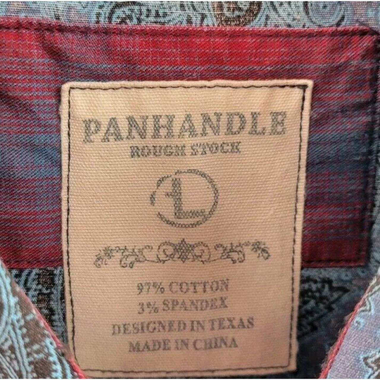 This Panhandle Rough Stock Western Pearl Snap Shirt... - Depop