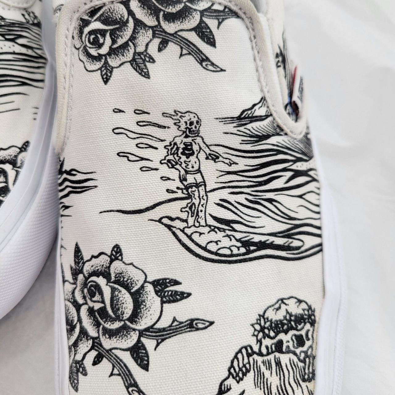 VANS X Sketchy Tank Slip-on Pro Skate Shoes Men's... - Depop