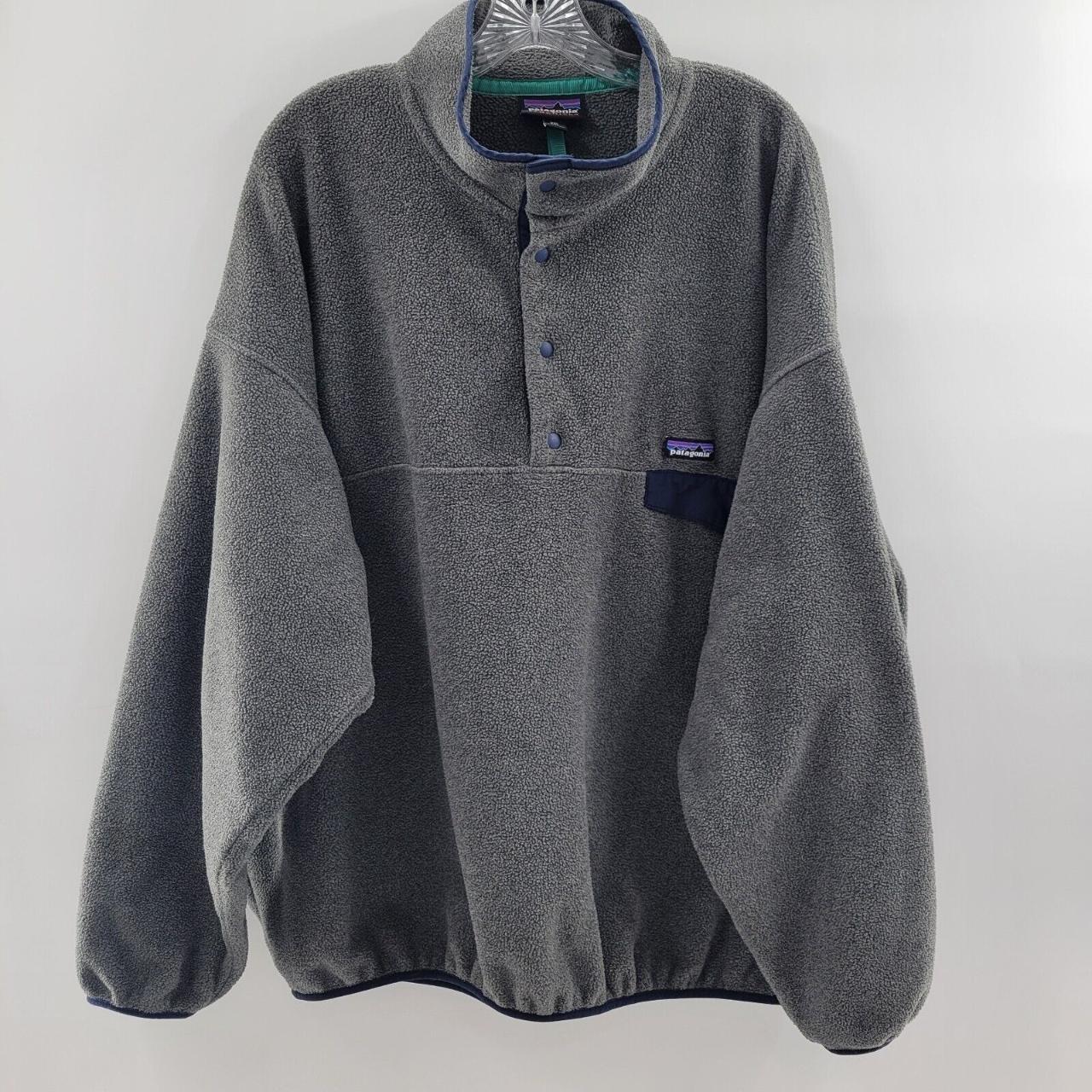 Patagonia Lightweight Synchilla Snap T Pullover Mens... - Depop