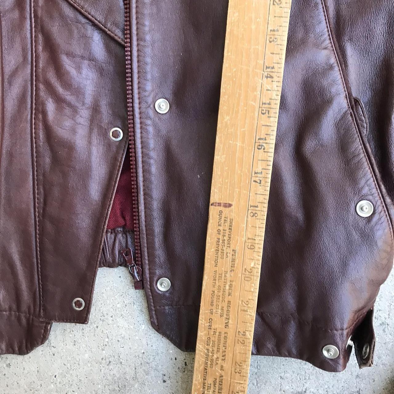 Vintage 70s punk rock and roll leather jacket Size... - Depop