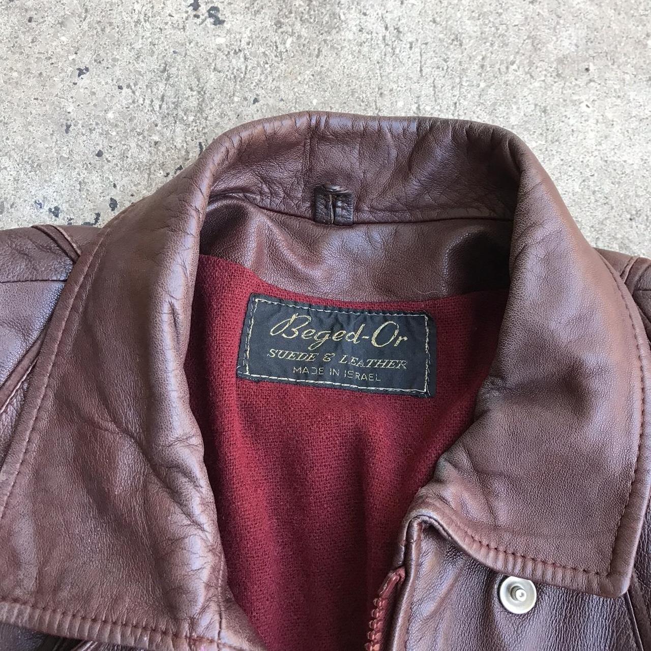 Vintage 70s punk rock and roll leather jacket Size... - Depop