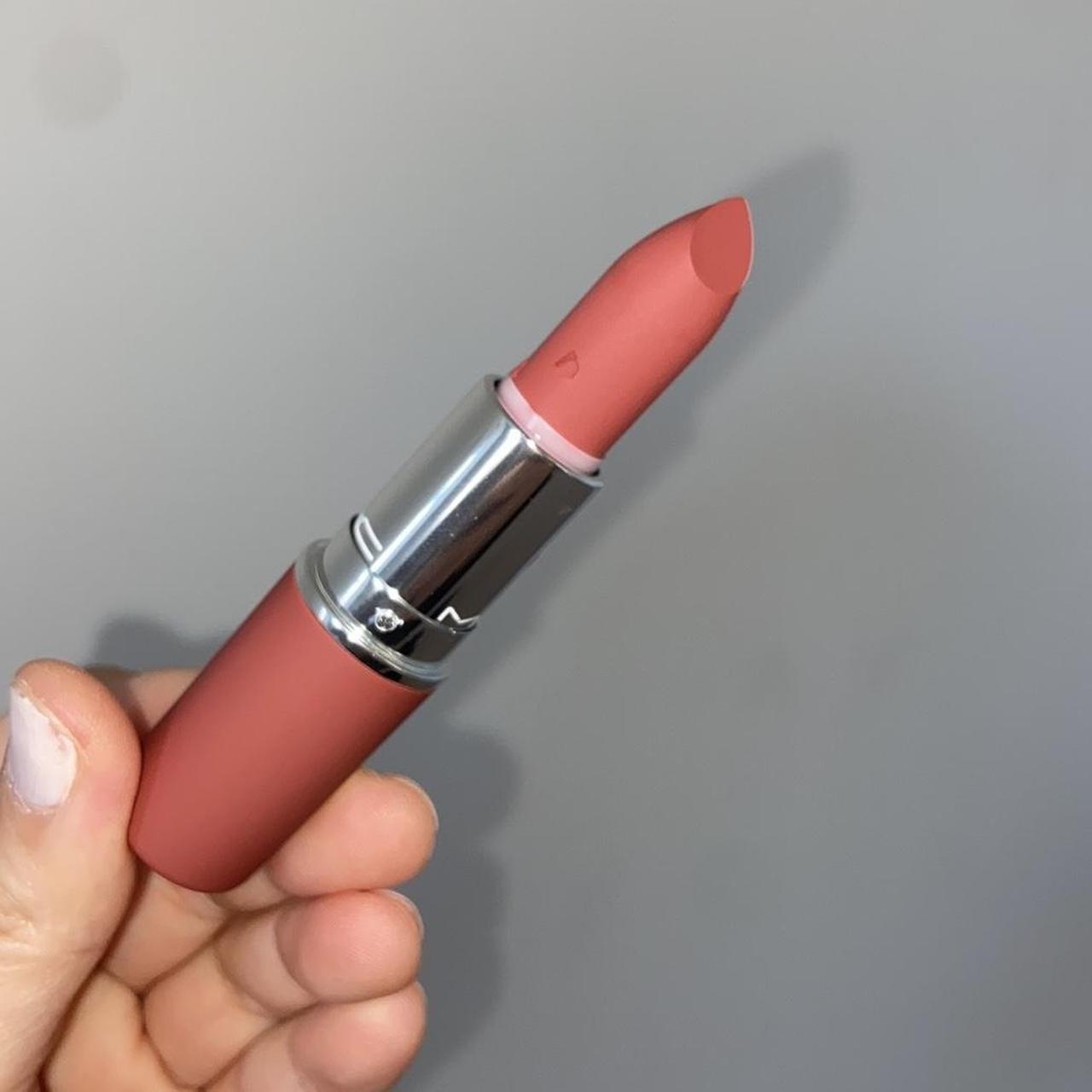 Mac Stay curious powder kiss lipstick. 923. Full... - Depop