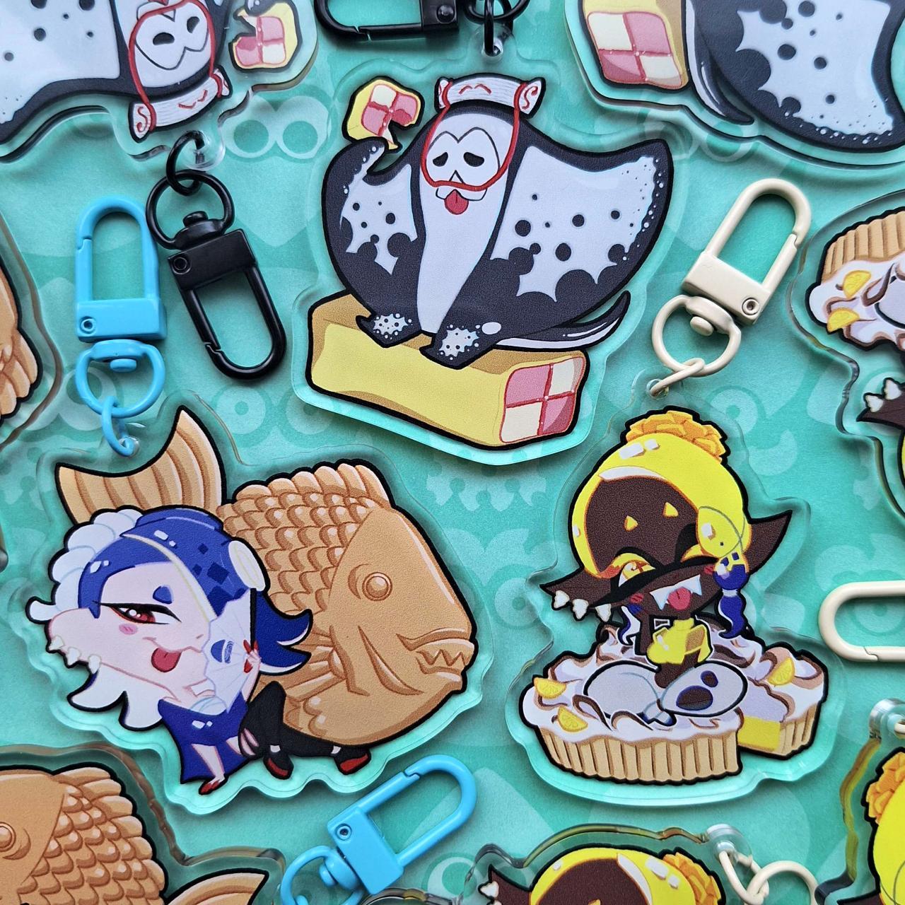 Splatoon 2.5" acrylic keychain of SHIVER with a... - Depop