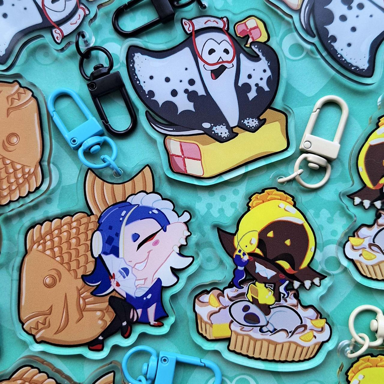 Splatoon 2.5" acrylic keychain of SHIVER with a... - Depop