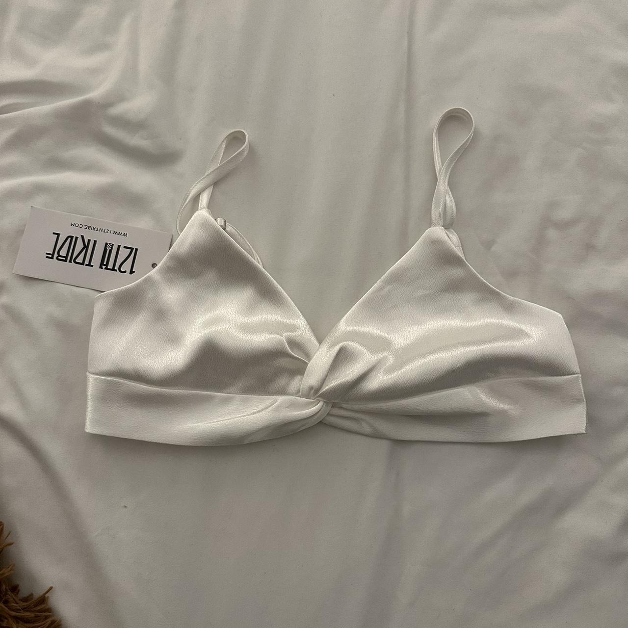 12th tribe white bralet. Tags attached, brand new! - Depop
